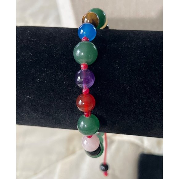 Artisan | Jewelry | Multicolor Glass Bead Bracelet 775 | Poshmark